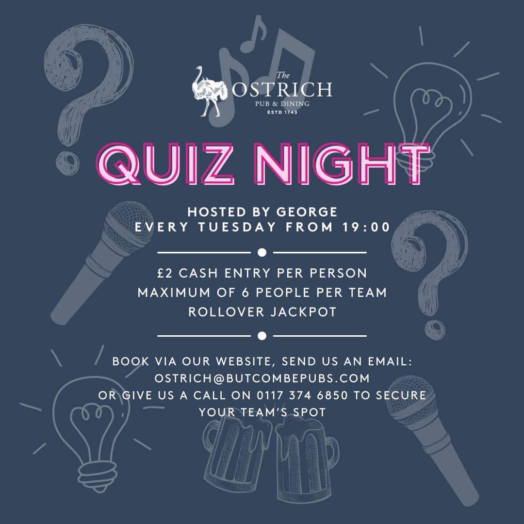 Quiz Night At The Ostrich Pub | Quiz Night In Redcliffe