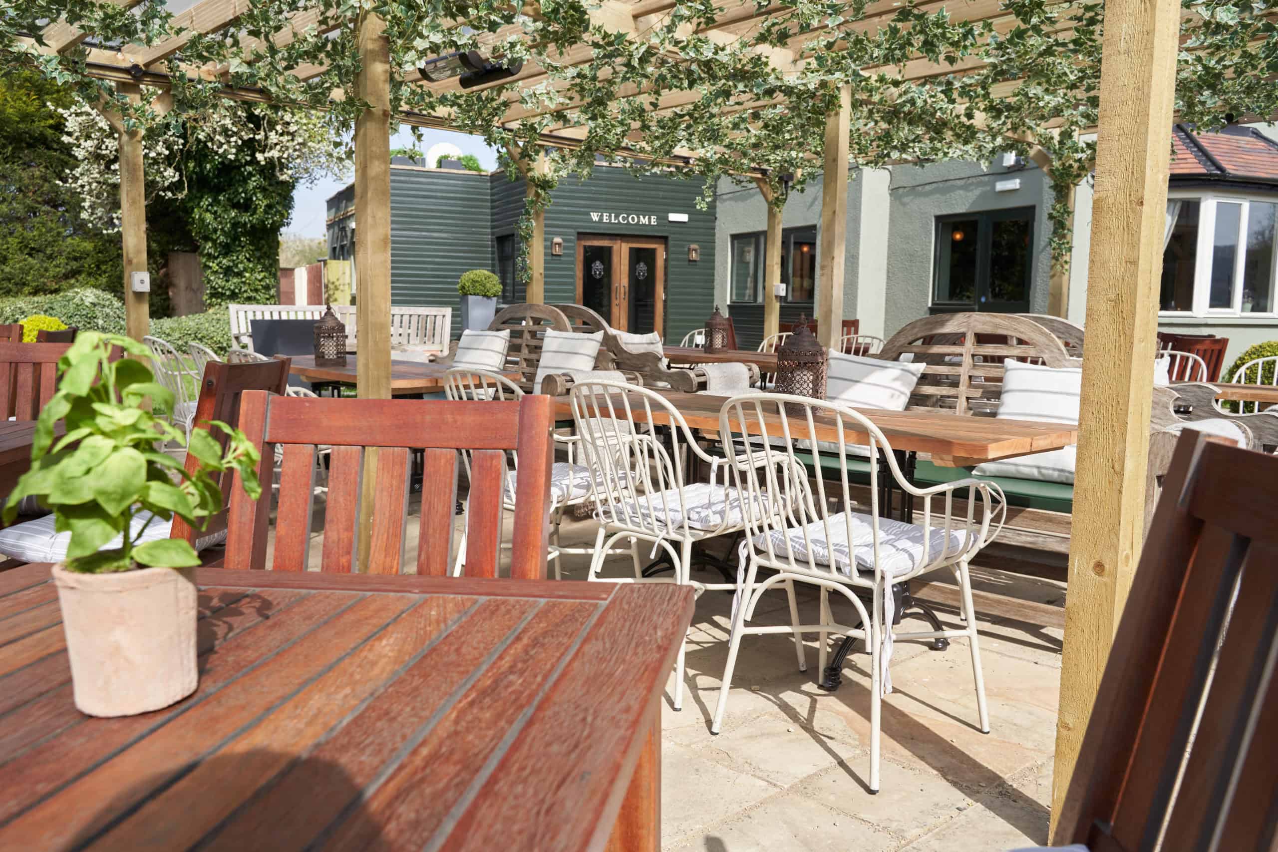 Terraced Beer Garden in Beckford | Al Fresco Drinking | Outdoor Dining ...